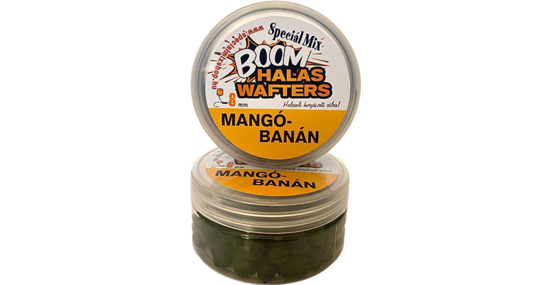 BOOM! Oldódó, halas MANGÓ-BANÁN dumbell csali 8 mm - BOOM! Halas ...